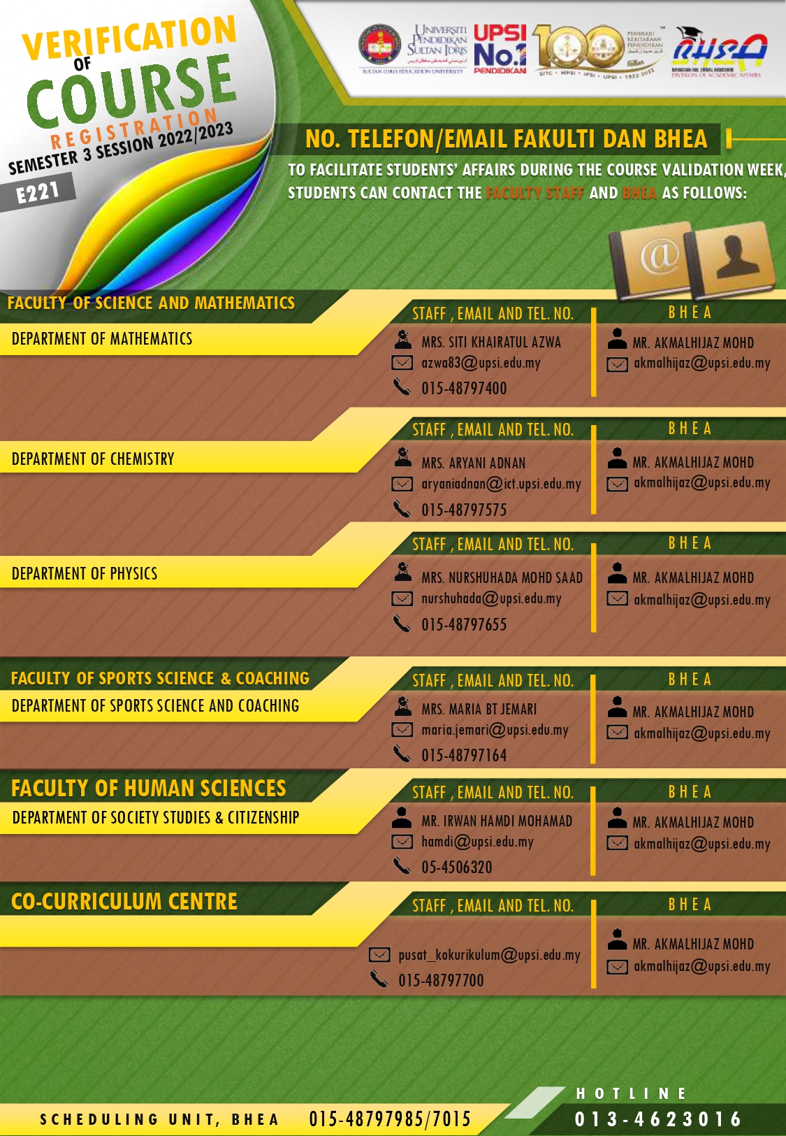 UPSI | Bahagian Hal Ehwal Akademik – UNIVERSITI NO.1 PENDIDIKAN | NO.1 ...