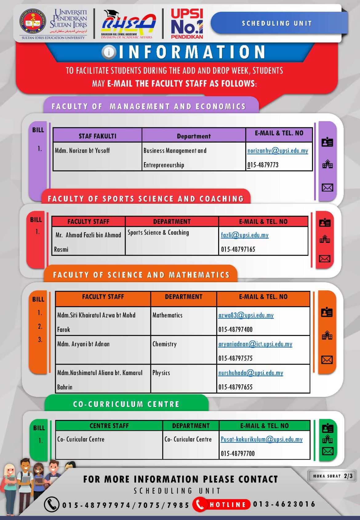 UPSI | Bahagian Hal Ehwal Akademik – UNIVERSITI NO.1 PENDIDIKAN | NO.1 ...