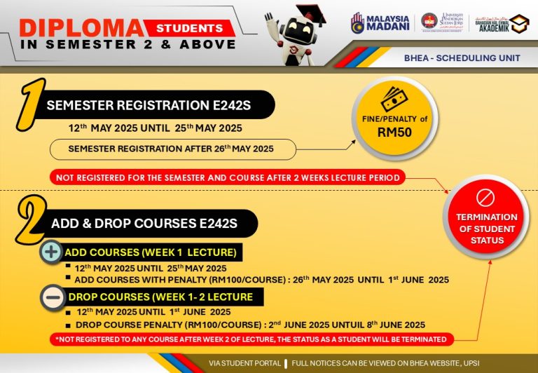 STUDENT – UPSI | Bahagian Hal Ehwal Akademik